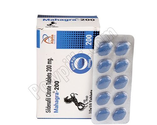 Mahagra 200 Mg (Sildenafil Citrate): Uses, Reviews- Powpills
