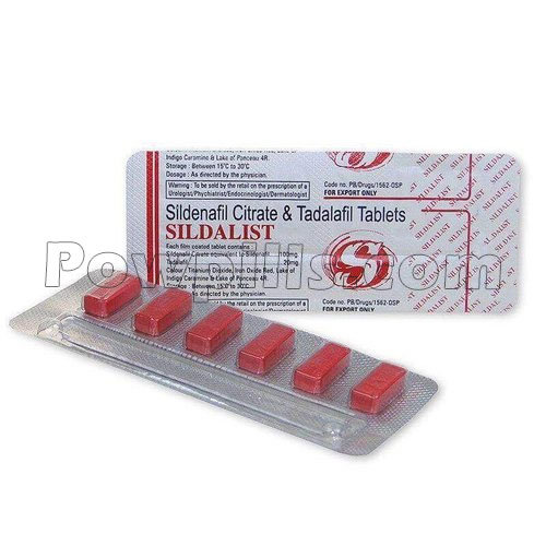 Sildalist 120Mg | Sildenafil Citrate & Tadalafil | Powpills
