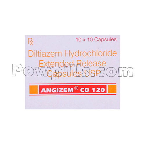 Angizem CD 120 Mg - For High Blood Pressure And Chest Pain
