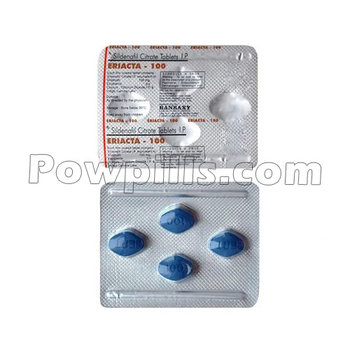 Eriacta 100 Mg (Sildenafil): View Uses, Dosage & Side Effect