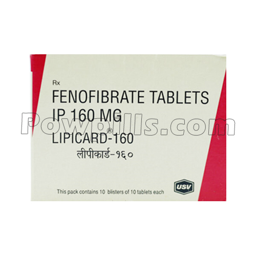 Buy Lipicard 160 Mg - View Price, Dosage & Side Effects Info