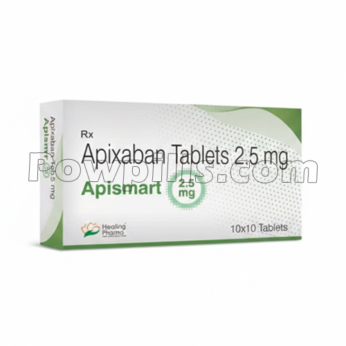 Buy Apixaban 2.5 Mg Tablet - For Blood Clot Management